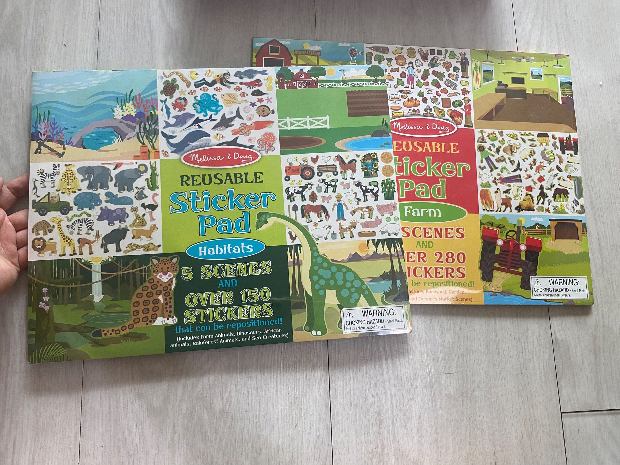 Melissa & Doug Reusable Sticker Pad Set, Hobbies & Toys, Toys & Games ...