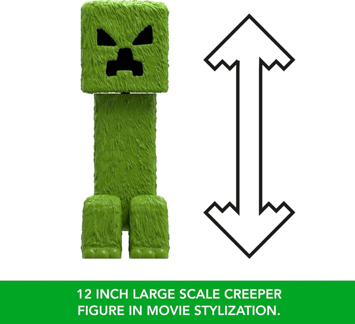 Minecraft JFR66 Movie Creeper 12" Large Scale Action Figure, Hobbies ...