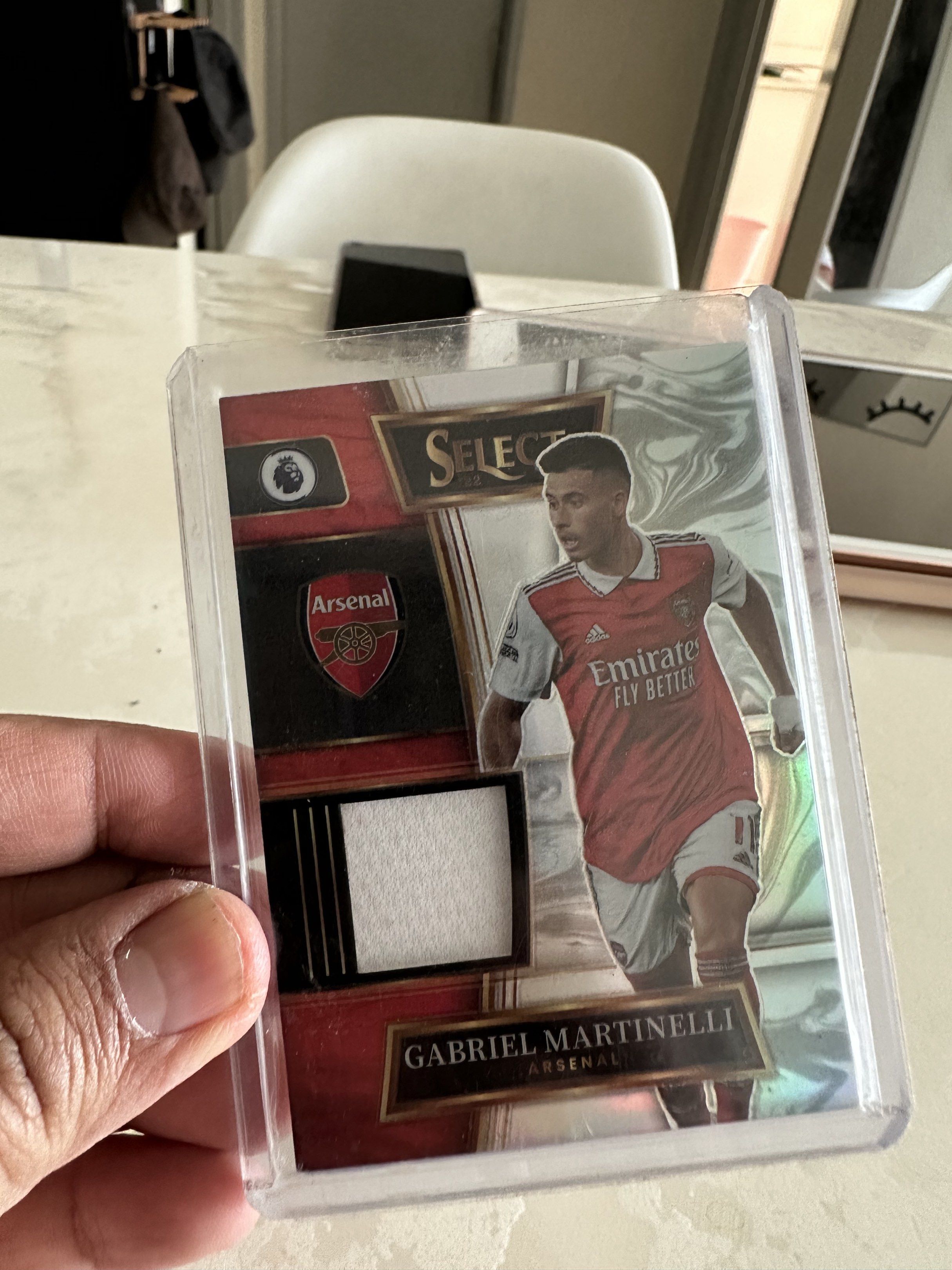 Panini Relic Gabriel Martinelli Arsenal Card, Hobbies & Toys ...