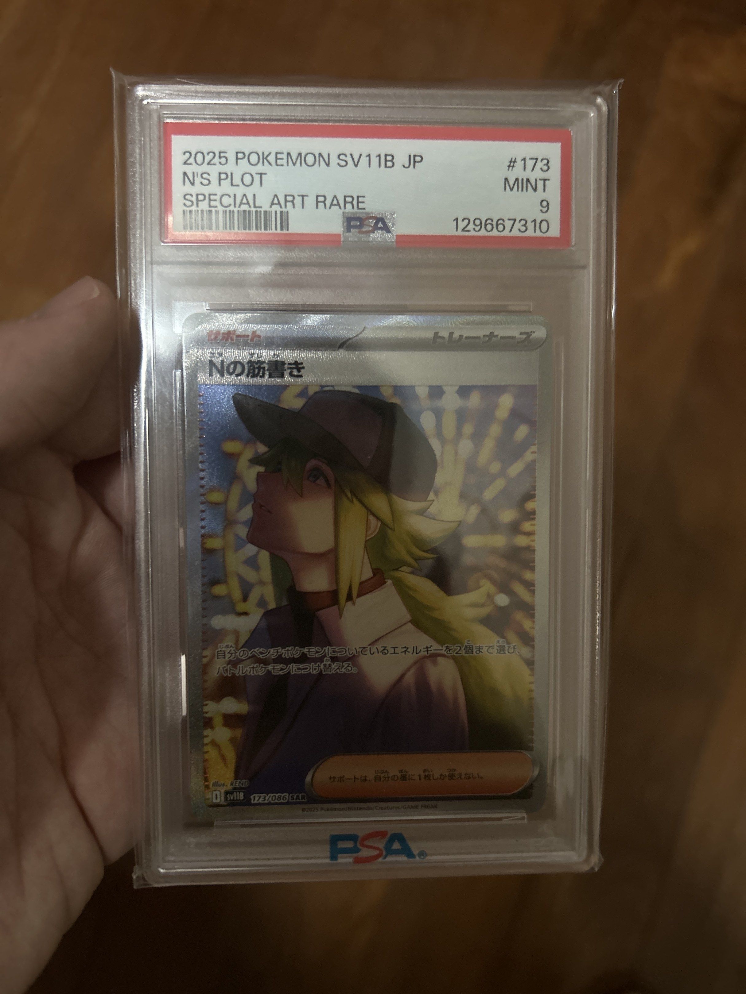 Pokemon Card - N's Plot Special Art Rare #173 PSA 9, Hobbies & Toys ...
