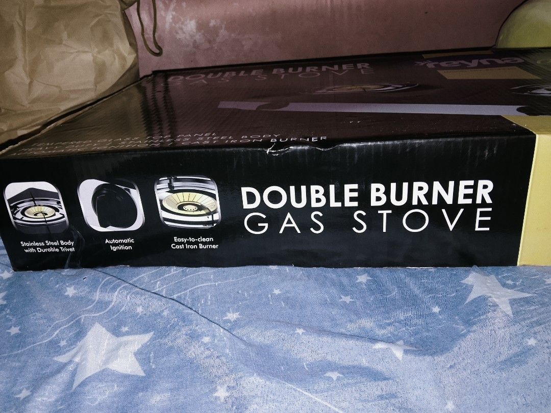 REYNA GOLD DOUBLE BURNER, TV & Home Appliances, Kitchen Appliances ...