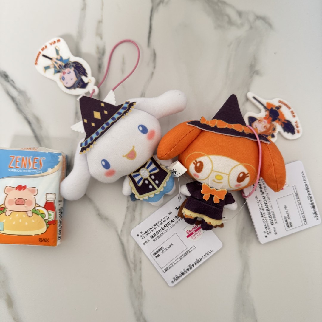 Sanrio Characters x 小魔女Do-Re-Mi Crossover Witch Plushies Keyrings ...
