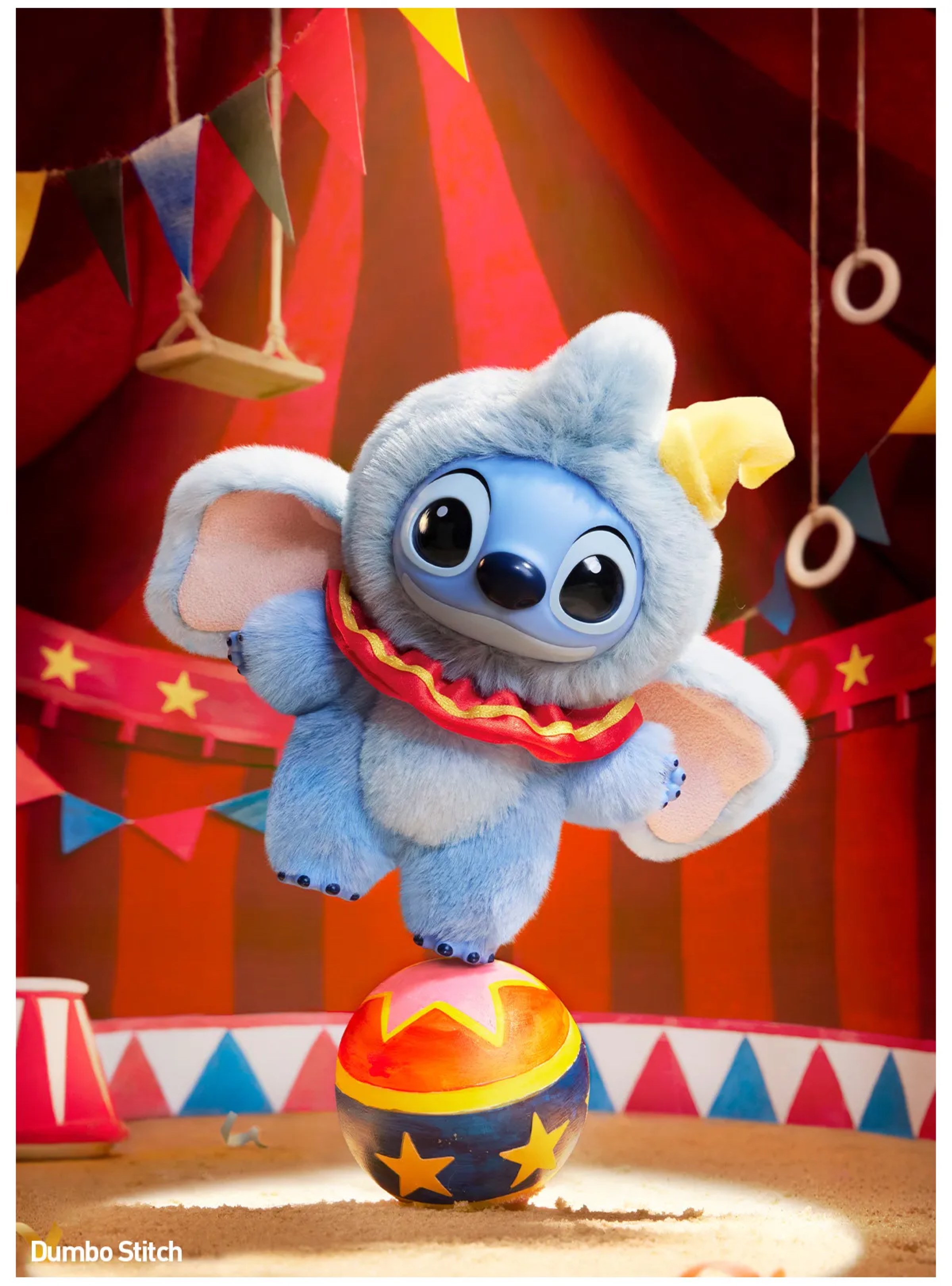 Stitch Adventure Series Vinyl Plush Pendant - Dumbo Stitch, Hobbies ...