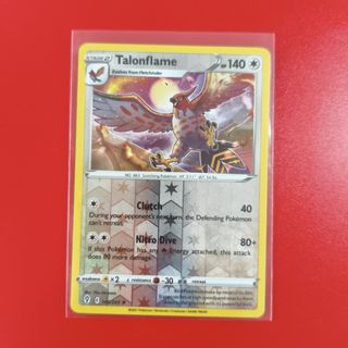 Talonflame #123 Pokemon Reverse Holo Card 2024 Stellar Crown, Hobbies ...