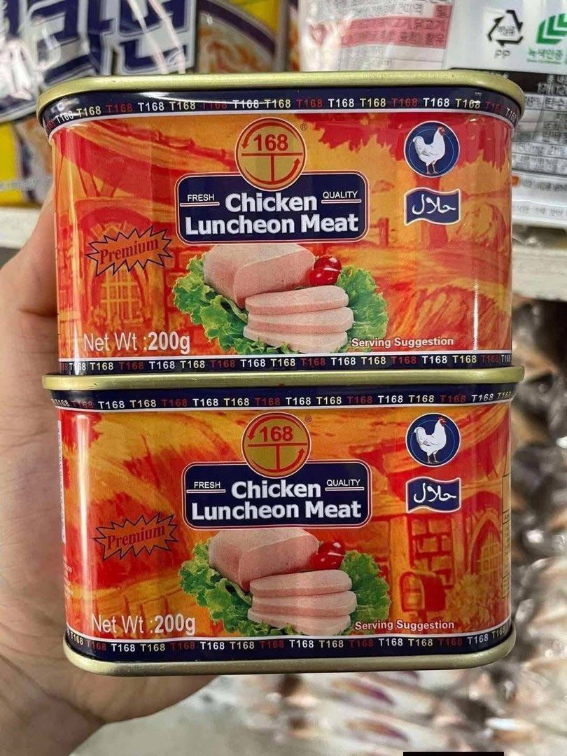 168 Chicken Luncheon Meat 200g, Food & Drinks, Packaged & Instant Food ...