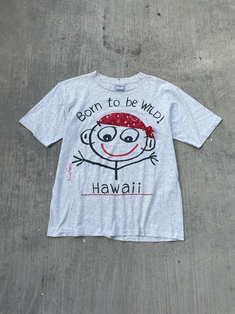 [21] VINTAGE 90s HAWAI X DANNY FIRST SINGLE STITCH TOP AND BOTTOM, Men ...