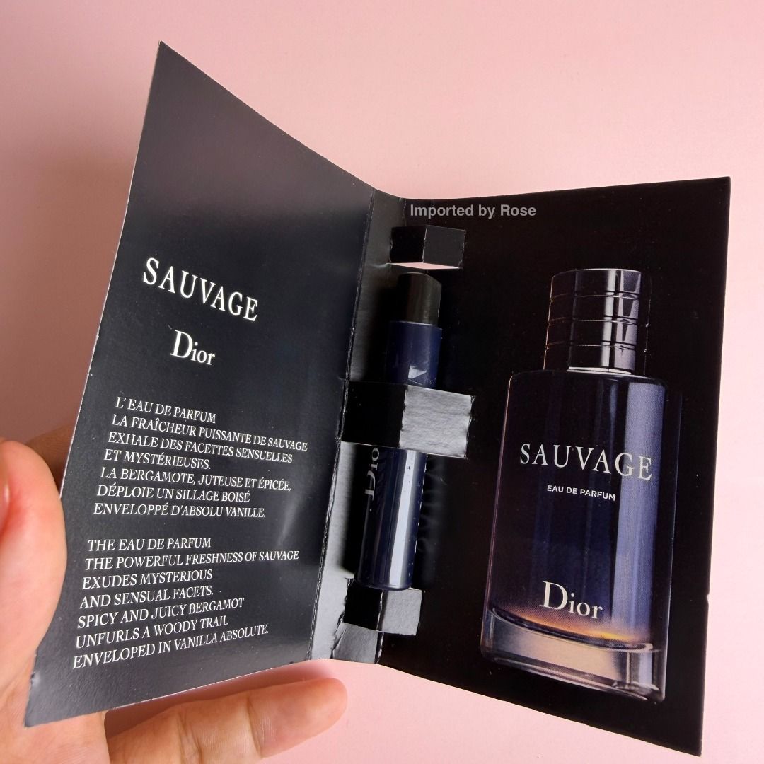 🌹 DIOR Sauvage EDP Perfume Vial 1 mL | 0.03 fl oz, Beauty & Personal ...