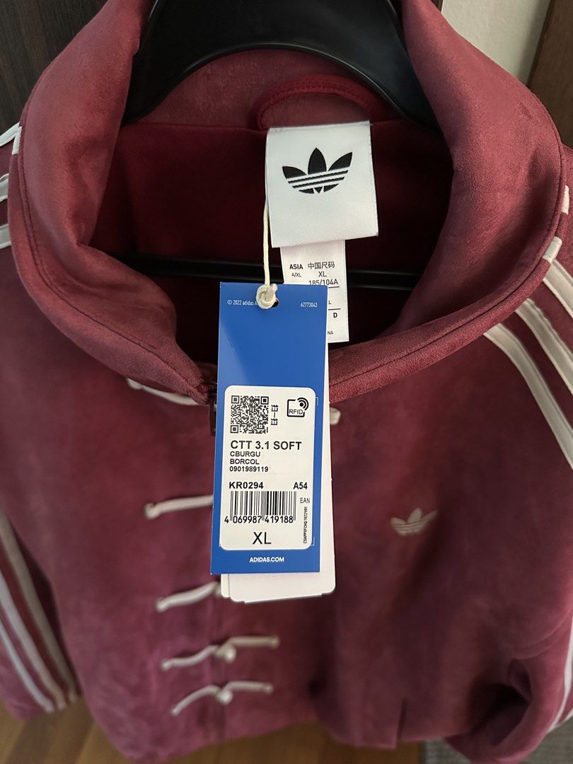 adidas Originals Chinese New Year CNY Red Jacket, Men's Fashion, Coats ...