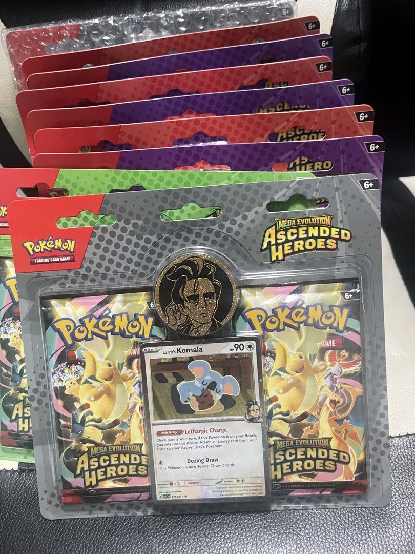 Pokemon Ascended heroes Tech Sticker Collection, Hobbies & Toys, Toys ...