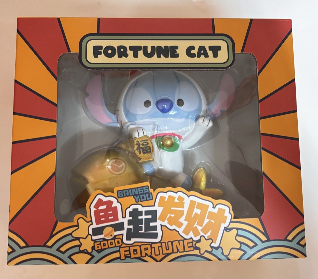 Disney Good Fortune Special Series Stitch/Mickey Mouse Figurine ...