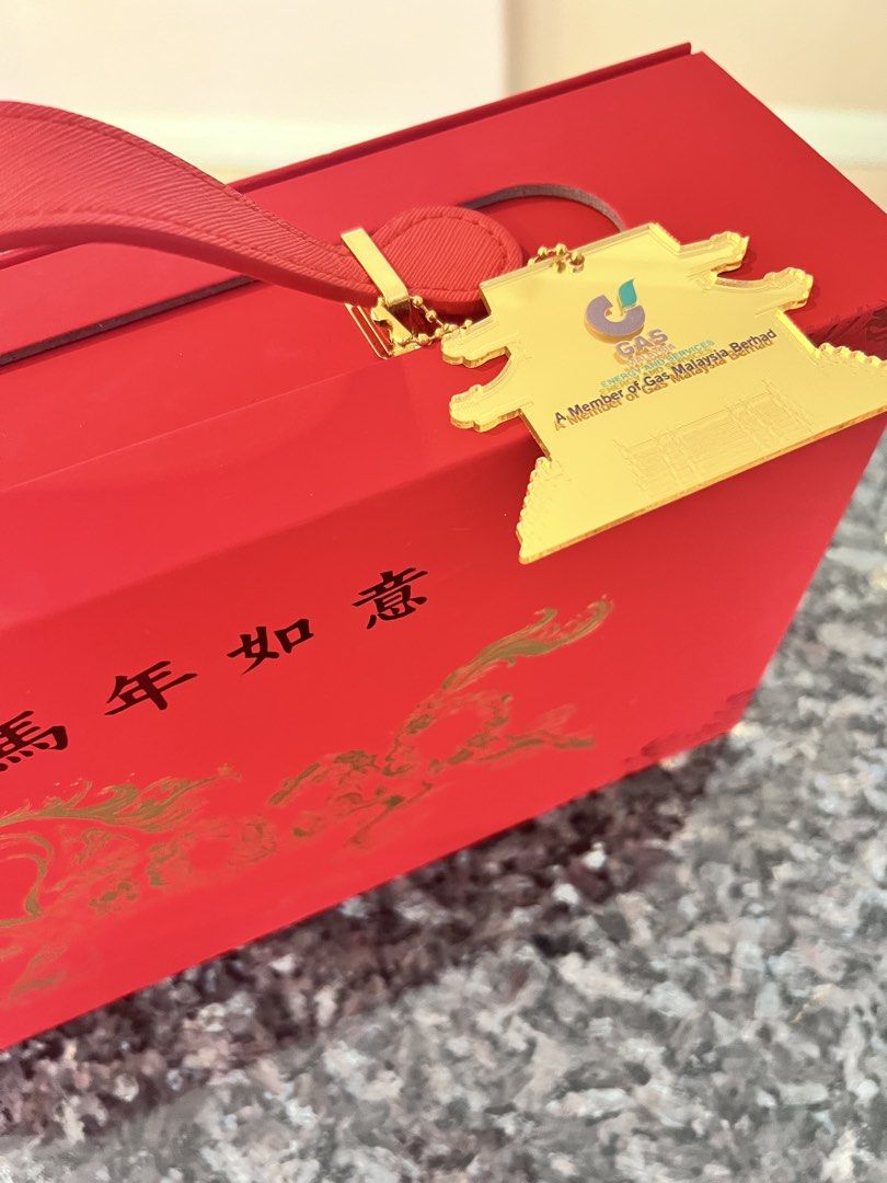 GAS Malaysia 2026 CNY Gift Set with Bird's Nest and Ginseng , Gold ...