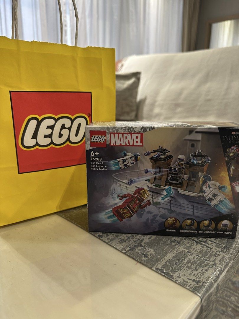 LEGO Marvel Iron Man vs. Hydra Soldier 76288, Hobbies & Toys, Toys ...