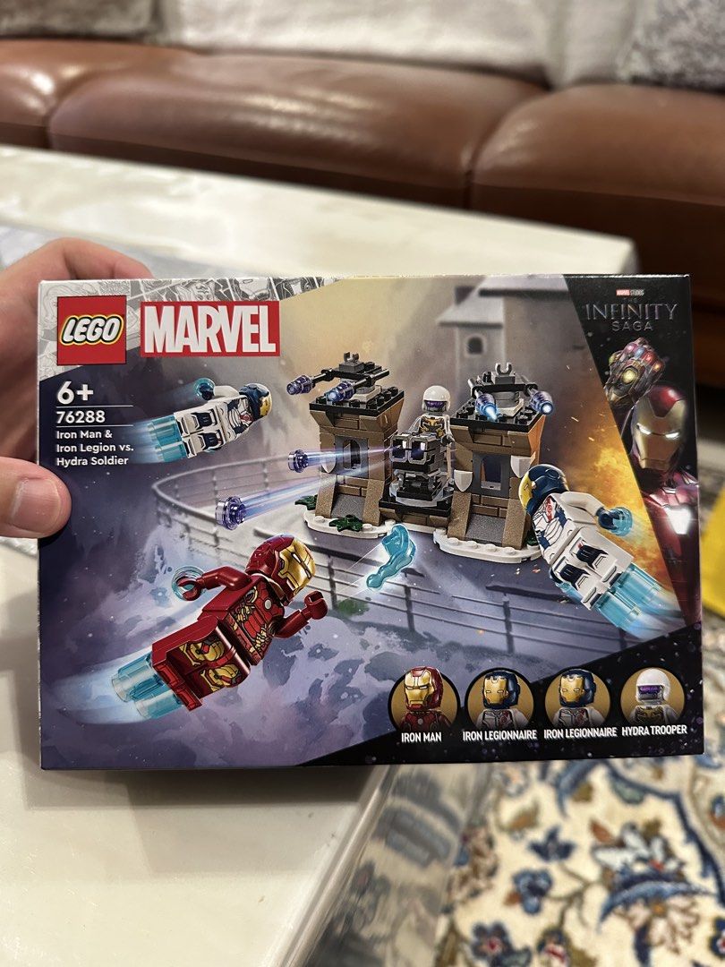 LEGO Marvel Iron Man vs. Hydra Soldier 76288, Hobbies & Toys, Toys ...