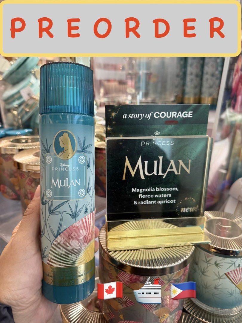 Mulan Bath and Body Works Fragrance mist, Beauty & Personal Care ...
