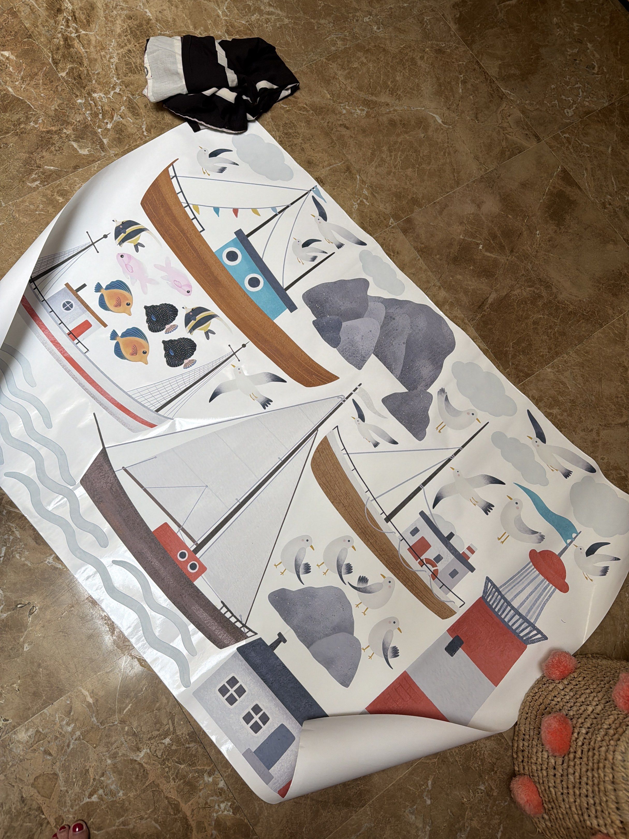 Nautical Themed Wall Decals, Furniture & Home Living, Home Decor ...