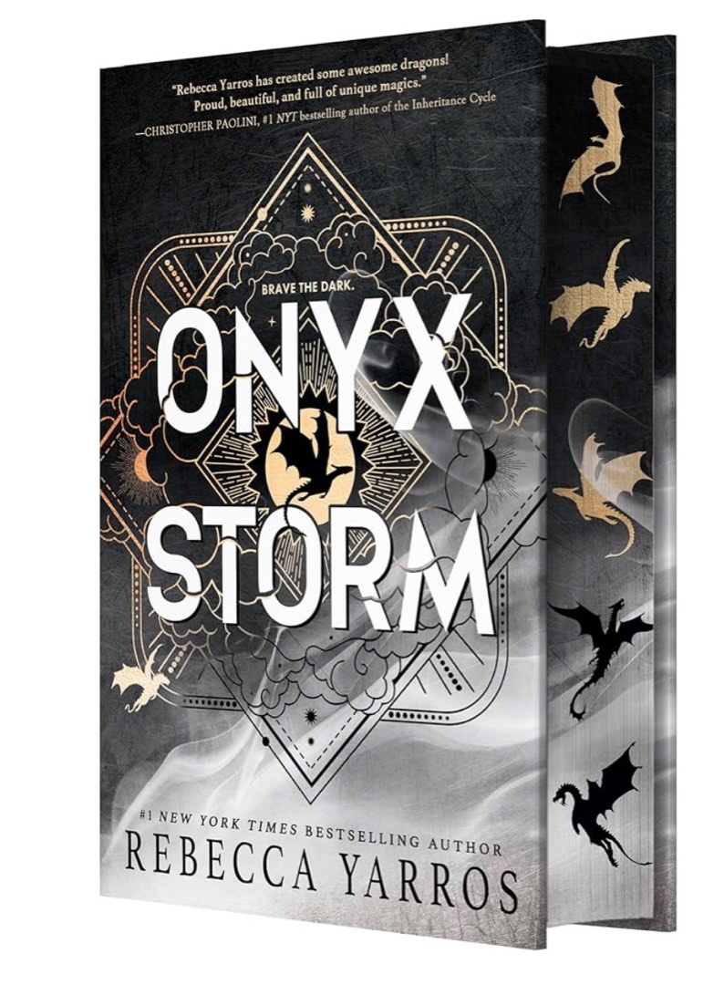 Onyx Storm by Rebecca Yarros (Deluxe Edition) - Brand New, Hobbies ...