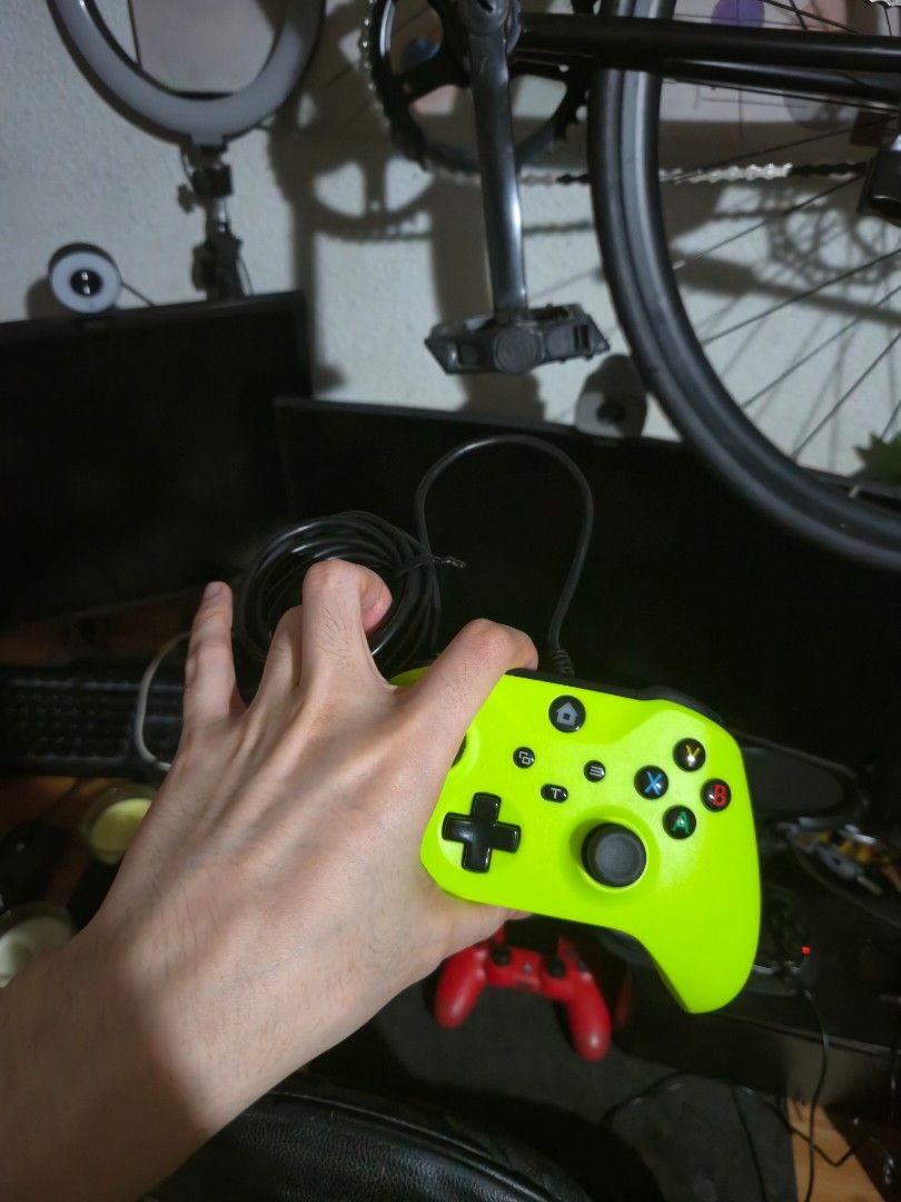 Pc Xbox, One & Series X/S Wired Controller - Electric Volt Green, Video ...