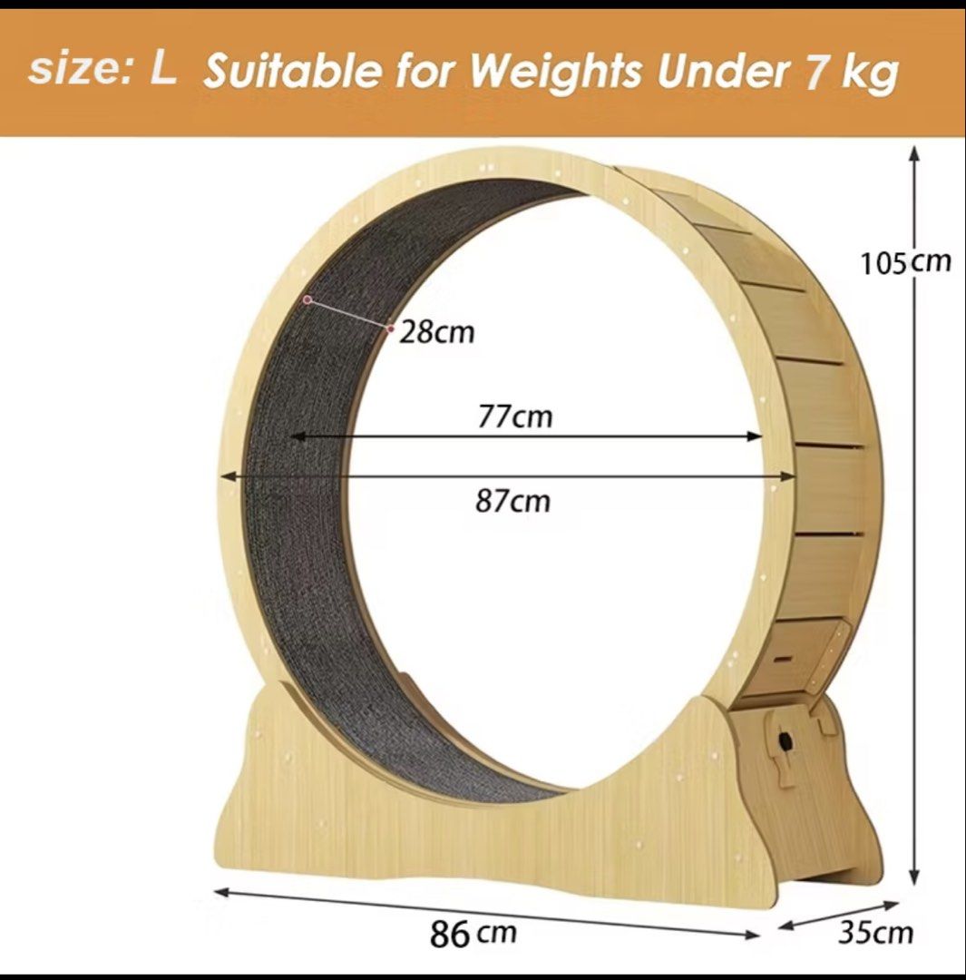 Pet Cat Treadmill exercise wheel cat wheel, Pet Supplies, Homes & Other ...