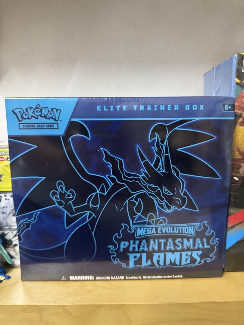 Pokemon TCG Mega Evolution Phantasmal Flames Elite Trainer Box, Hobbies ...