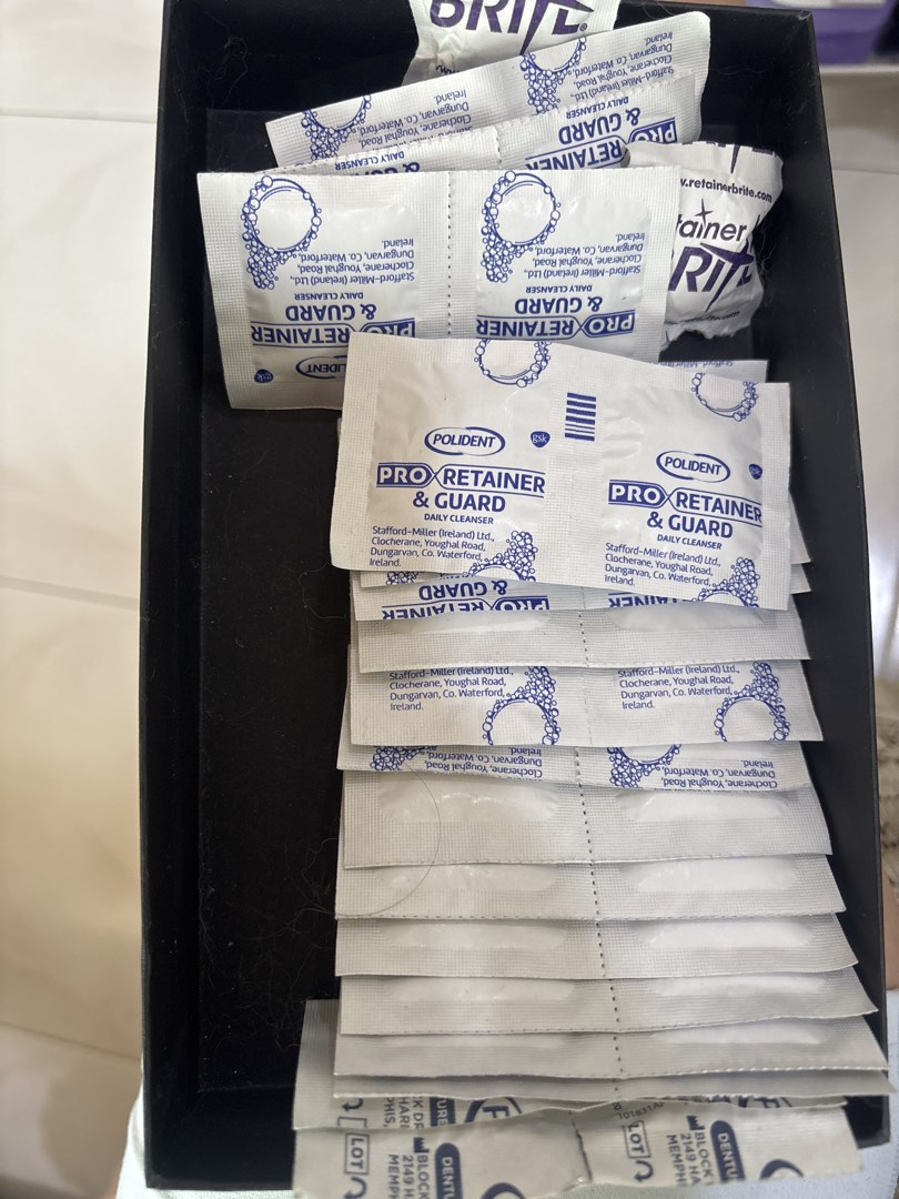 Polident Pro Retainer & Guard Daily Cleaner, Beauty & Personal Care ...