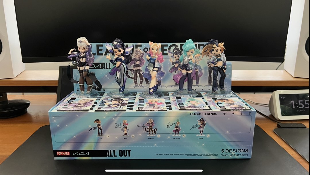 POP MART KDA ALL OUT League of Legends Figures, Hobbies & Toys, Toys ...
