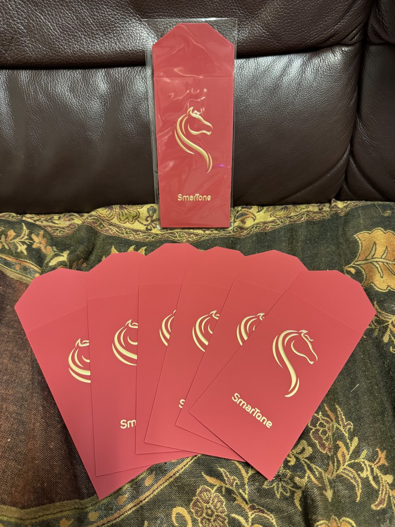 全新原封 Smartone 數碼通利是封 新春賀年利是封Lai see red pocket packet set 2026 ...