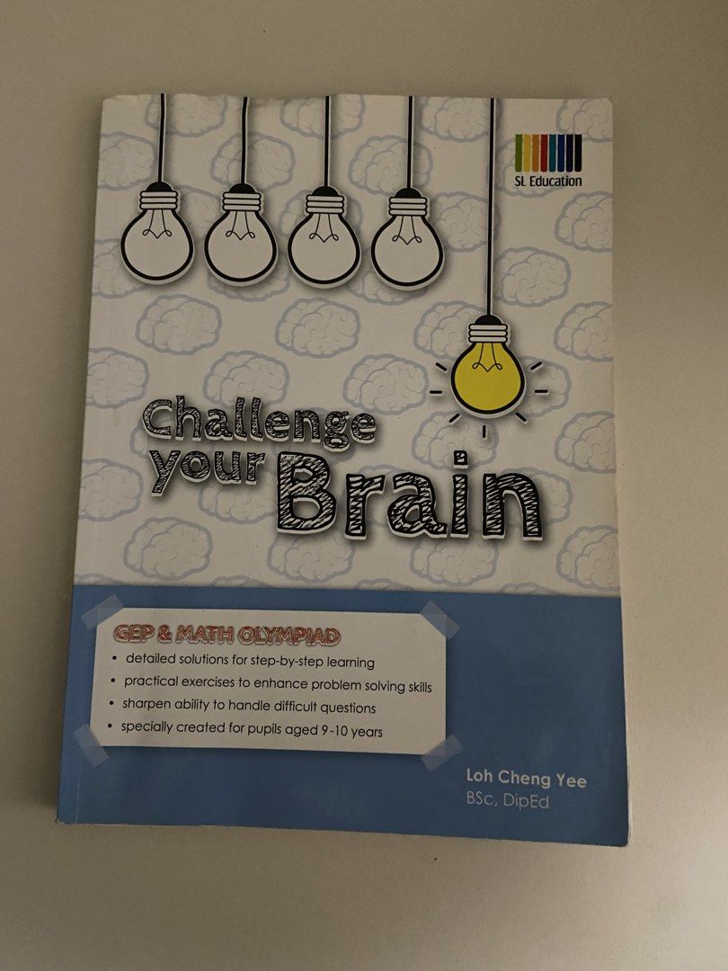 Challenge Your Brain GEP & Math Olympiad Book, Hobbies & Toys, Books ...