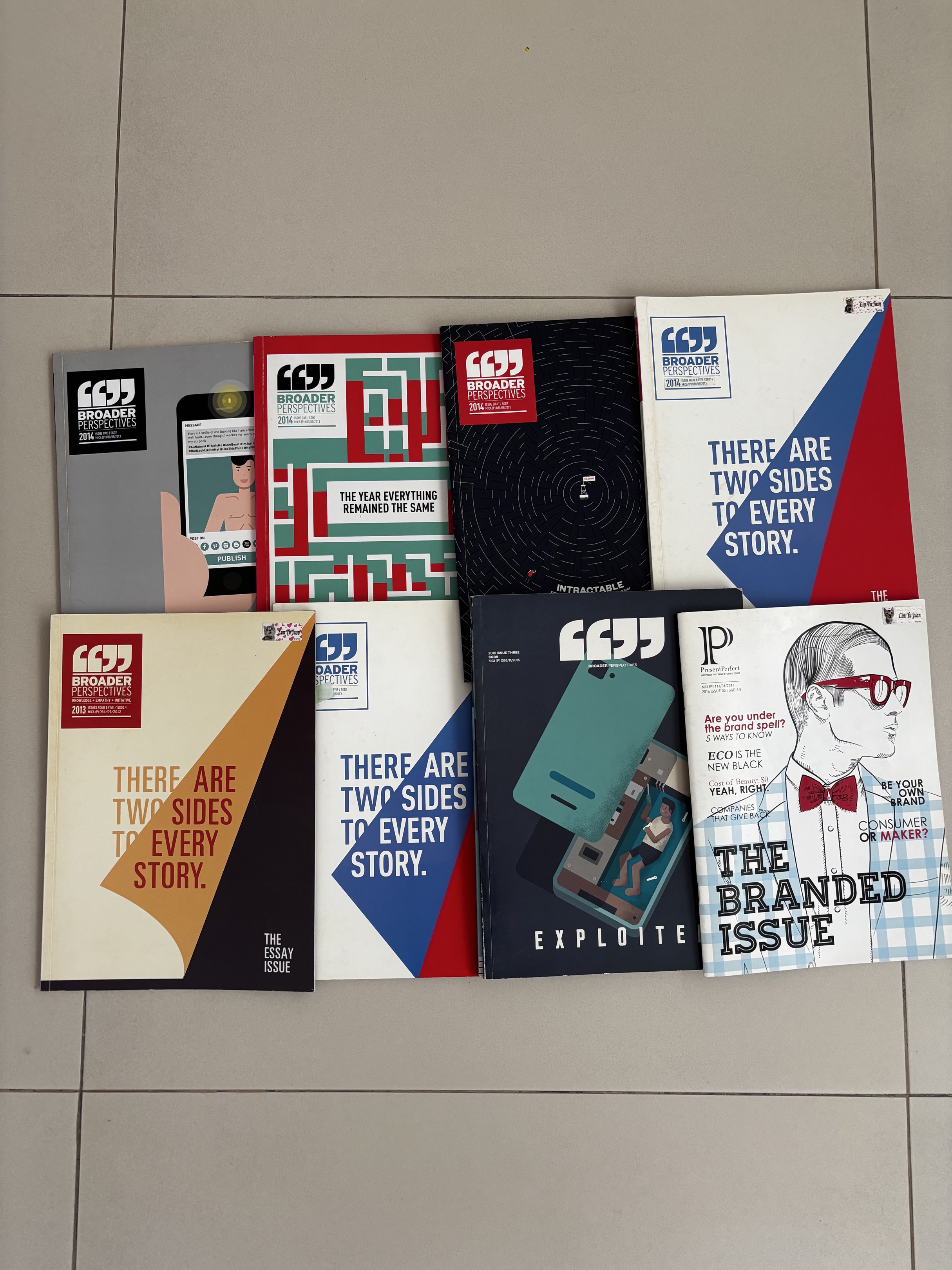 Magazines for School (JC level) and Leisure Reading, and Graph Paper ...