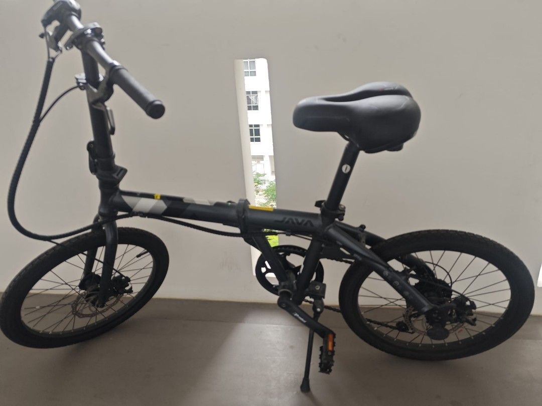 Java Folding Bike - Black, Sports Equipment, Bicycles & Parts, Bicycles ...