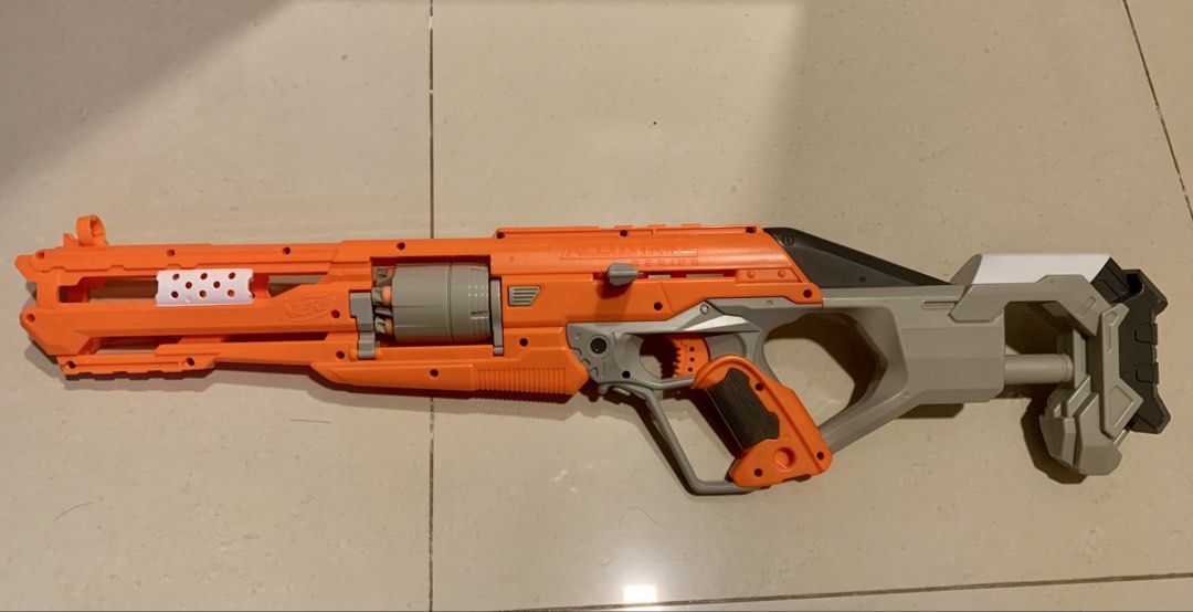 Nerf Accustrike Alphahawk Blaster Revolver Style Sniper Rifle, Hobbies ...