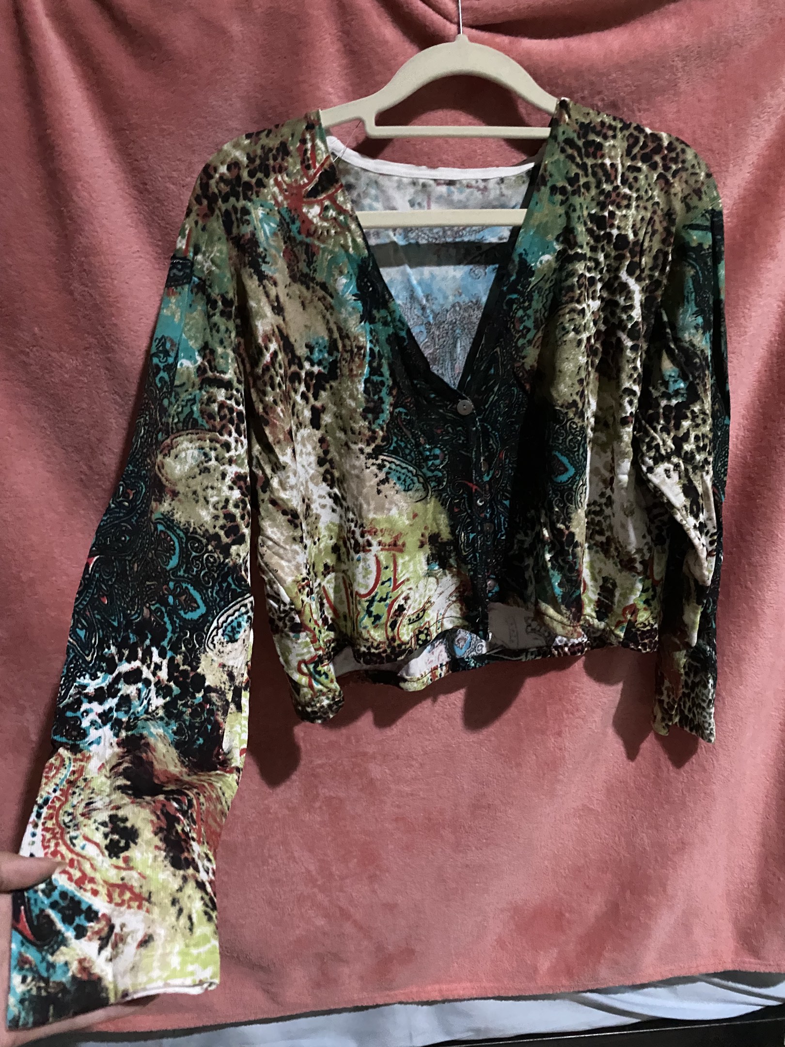 (SOLD)Outer cardigan bohemian morikei fairy grunge, Fesyen Wanita ...
