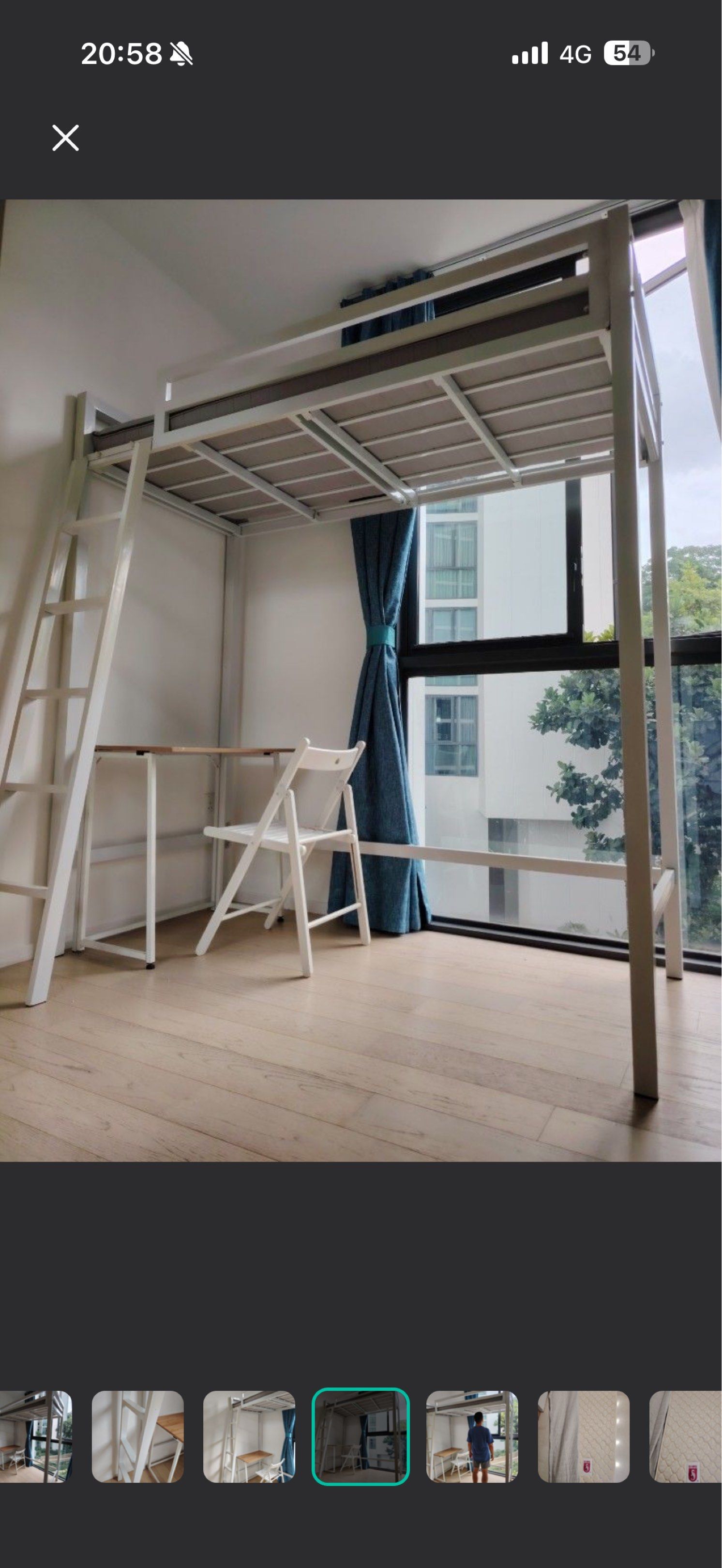 Single Loft Bed, Furniture & Home Living, Furniture, Bed Frames ...