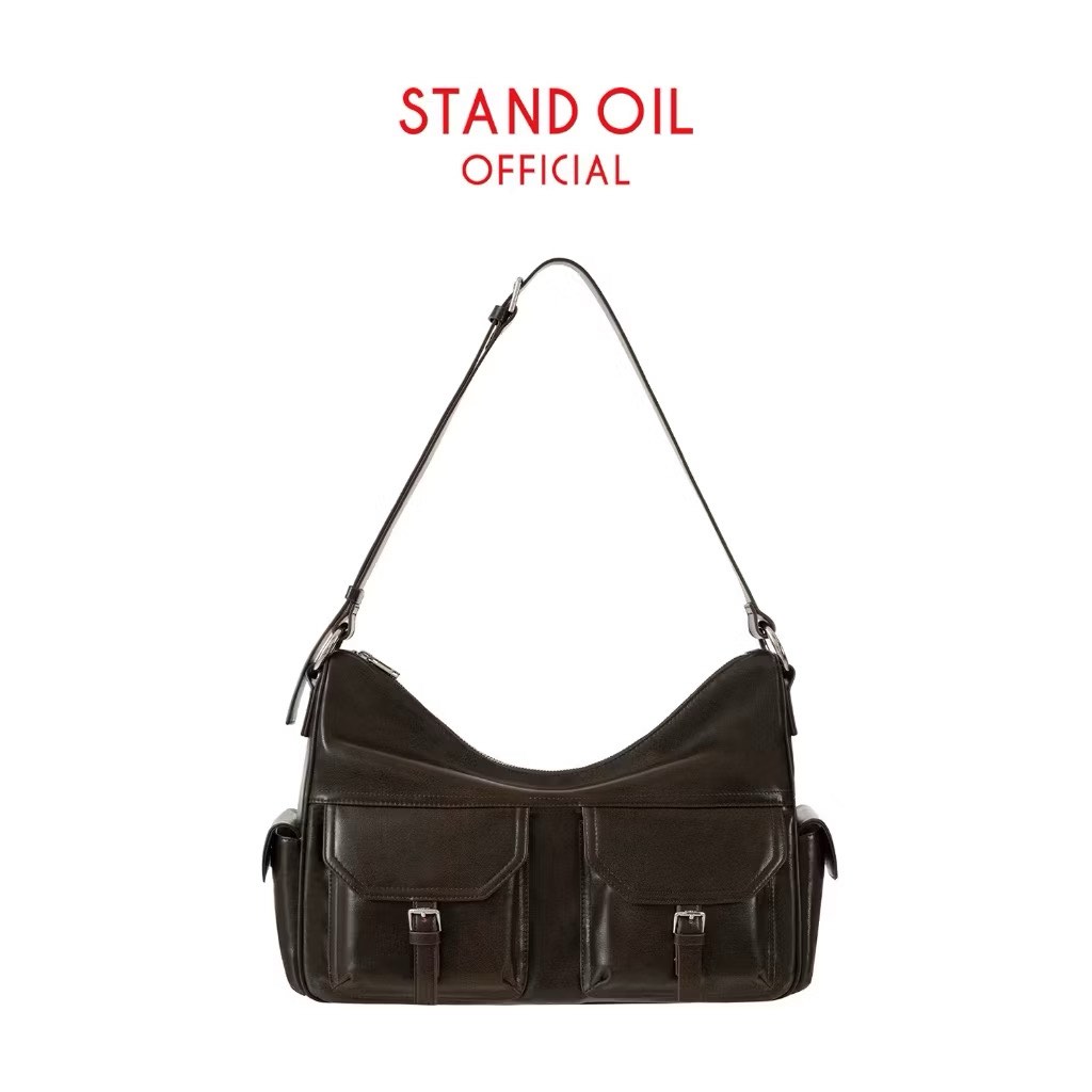 STAND OIL Joey Messenger Bag - Caramel, Women's Fashion, Bags & Wallets ...