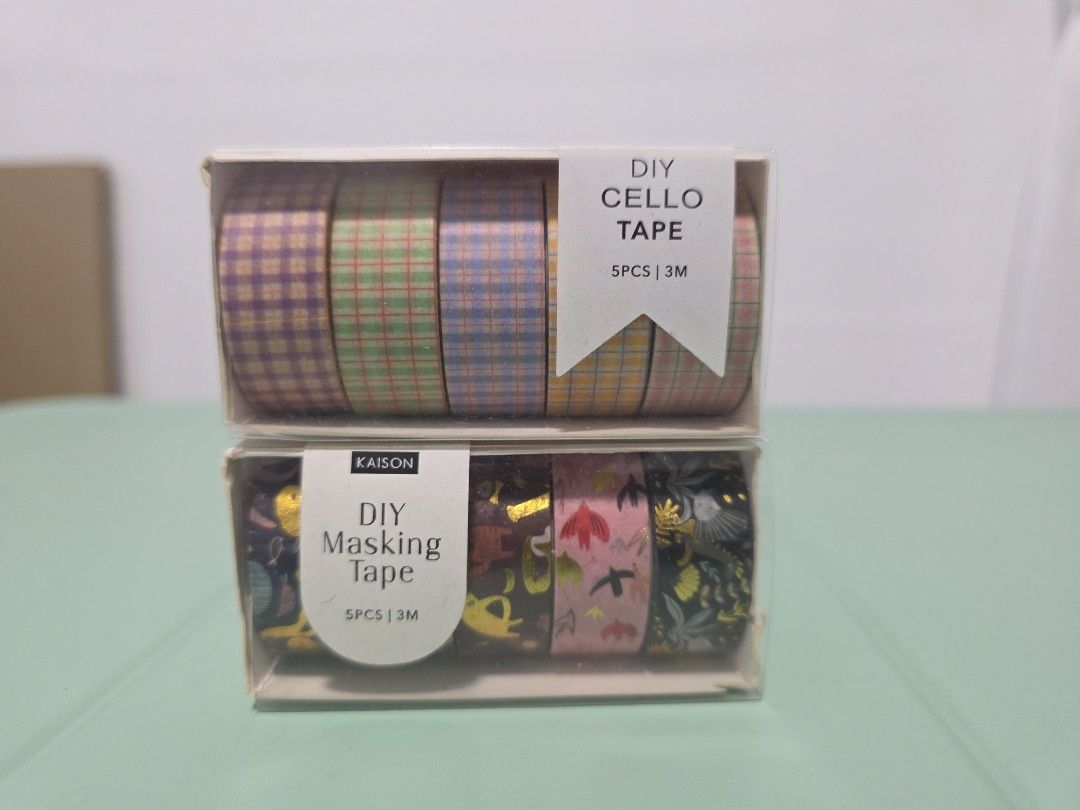 Sticker and Cello Tape Set, Hobbies & Toys, Stationery & Craft ...