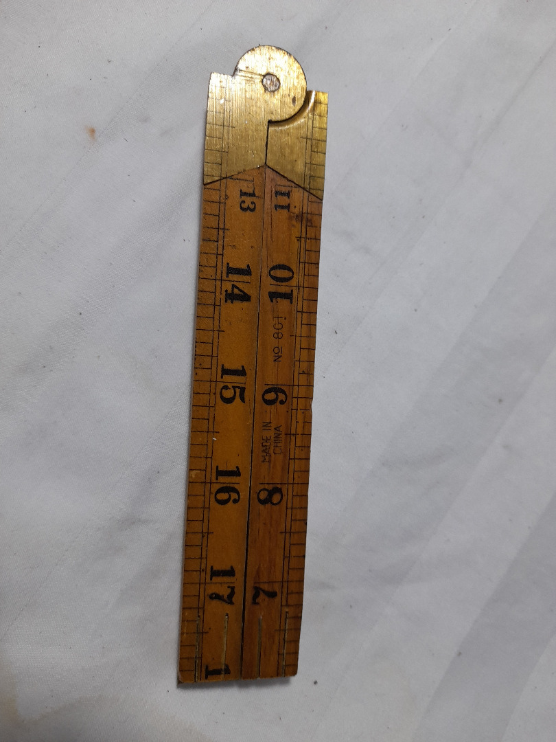1252. Vintage Two Axe Brand Wooden Ruler, Hobbies & Toys, Collectibles ...