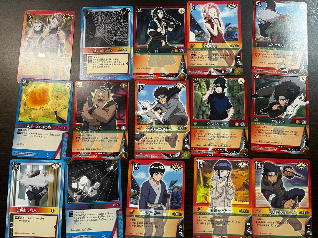 2003-2007 Vintage Naruto Trading Cards - around 100 cards, Hobbies ...