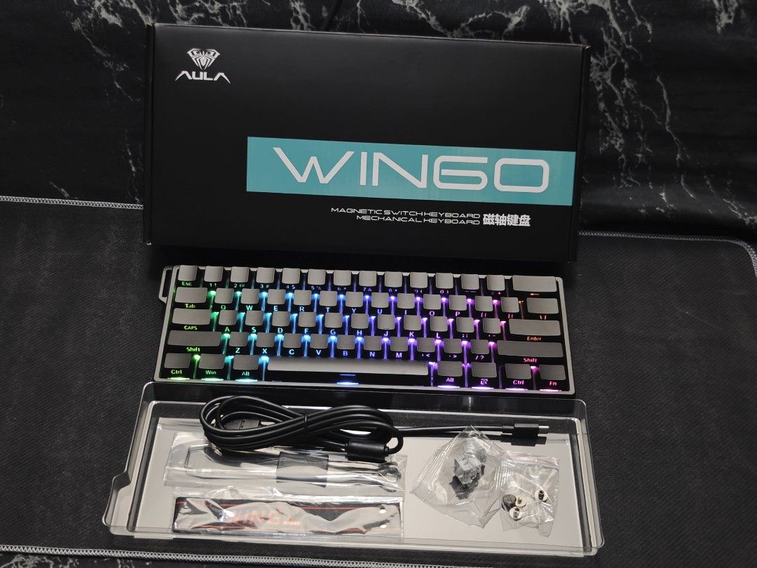 AULA WIN60 HE Magnetic Switch Mechanical Keyboard, Computers & Tech ...