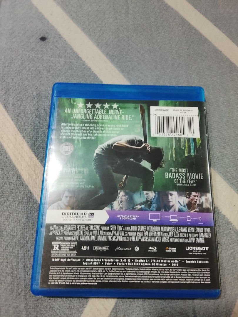 Green Room Blu-ray + Digital HD, Hobbies & Toys, Music & Media, CDs ...