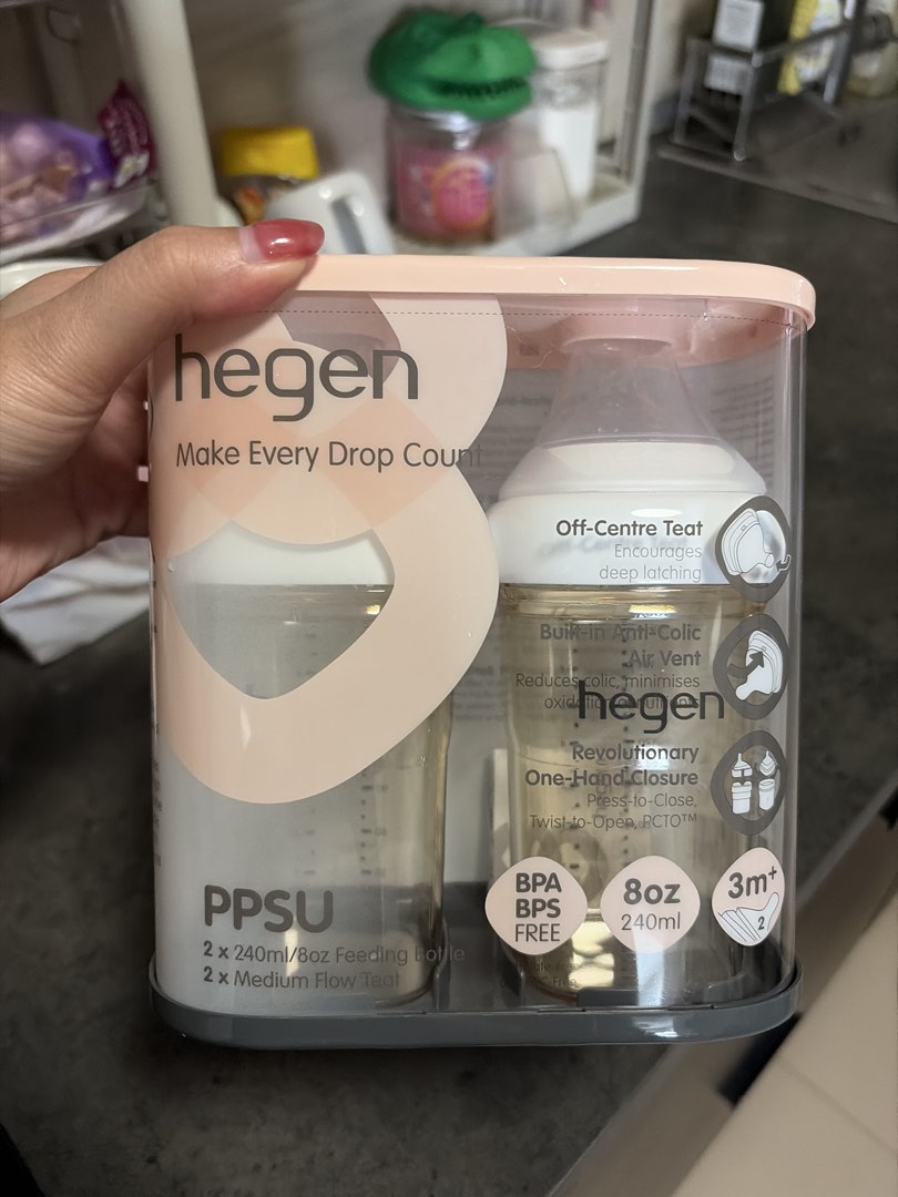 Hegen 8oz PPSU Feeding Bottles Set, Babies & Kids, Nursing & Feeding ...