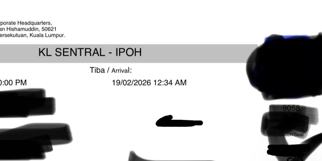 KTM Train Ticket KL Sentral - Ipoh _ 18/2/2026, Tickets & Vouchers ...