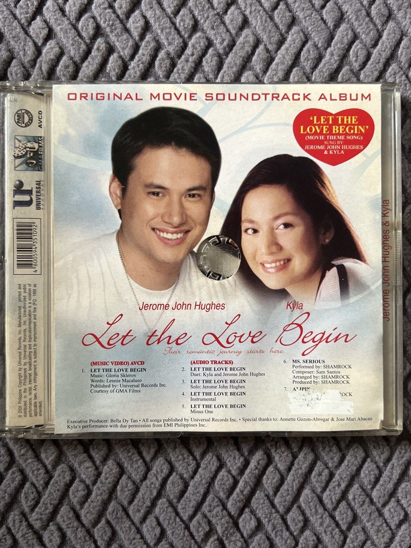 Let the Love Begin Original Movie Soundtrack Album OPM, Hobbies & Toys ...