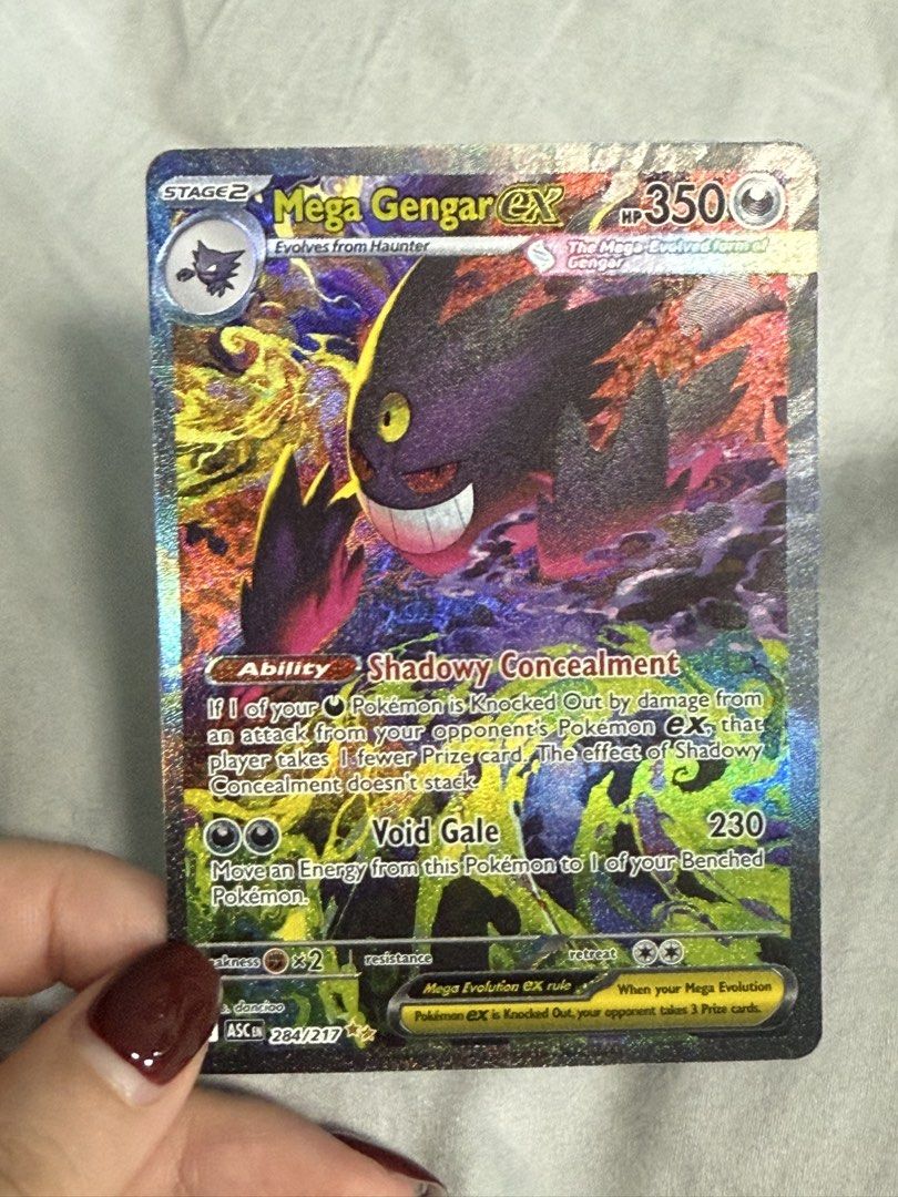 ENG Mega Gengar EX SIR - Ascended Heroes, Hobbies & Toys, Toys & Games ...