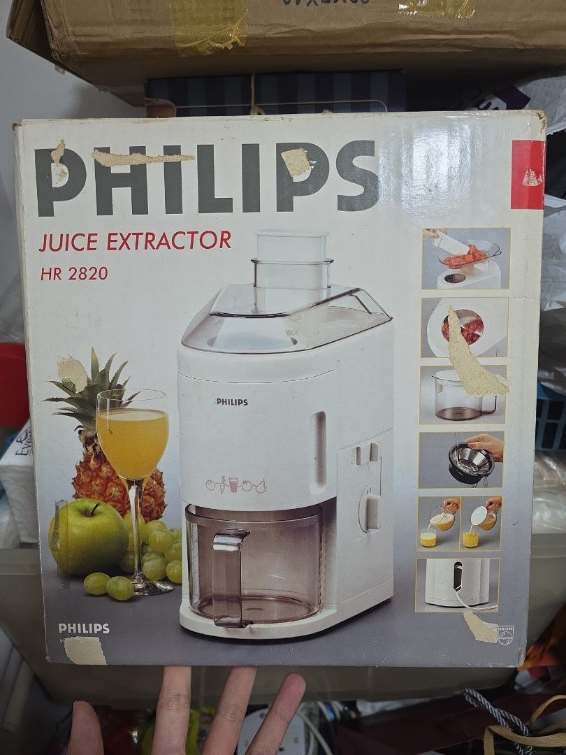 Philips Juice Extractor HR2820, TV & Home Appliances, Kitchen ...