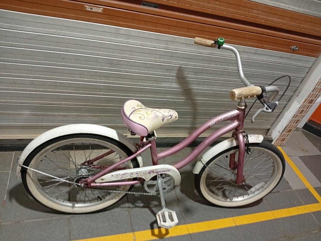 Pink Cruiser Bike with White Tires, Sports Equipment, Bicycles & Parts ...