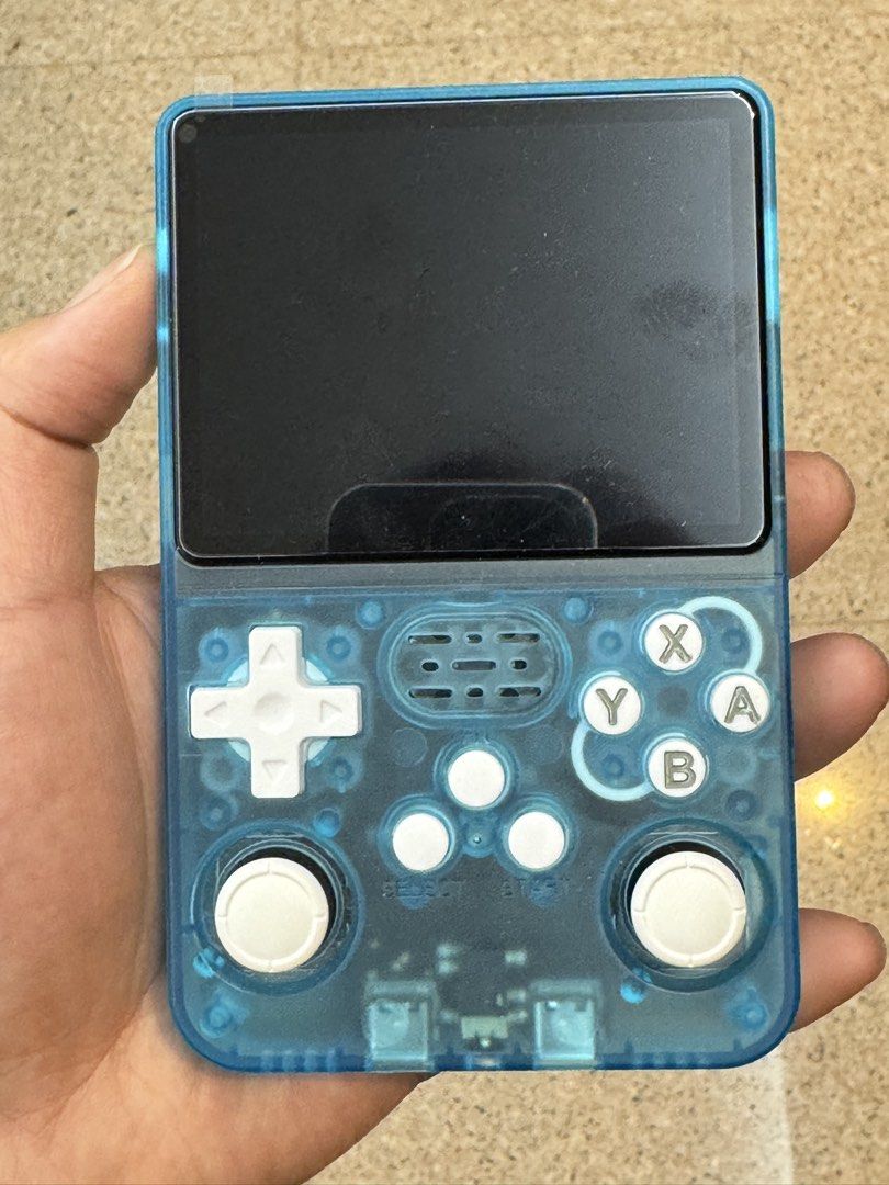 R36S Retro Handheld Game Console - Blue, Video Gaming, Video Game ...