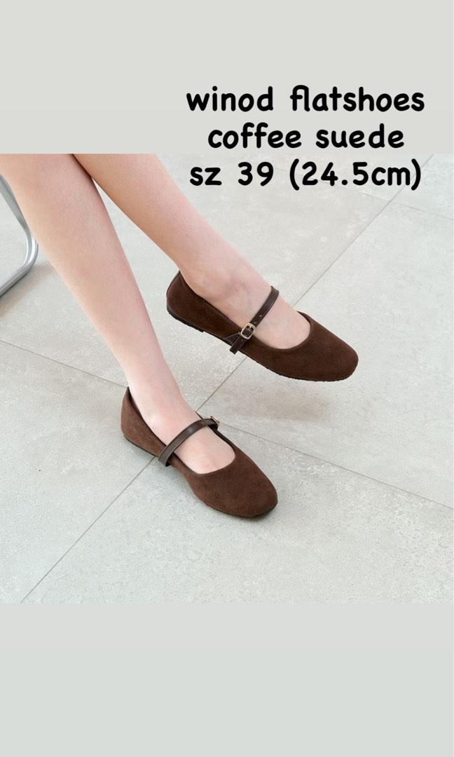 winod flatshoes, Fesyen Wanita, Sepatu di Carousell