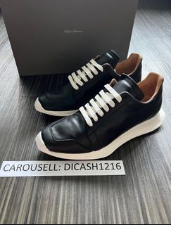 WTS RICK OWENS PYTHON LEATHER BLACK VINTAGE SNEAKS, 男裝, 鞋, 波鞋 - Carousell