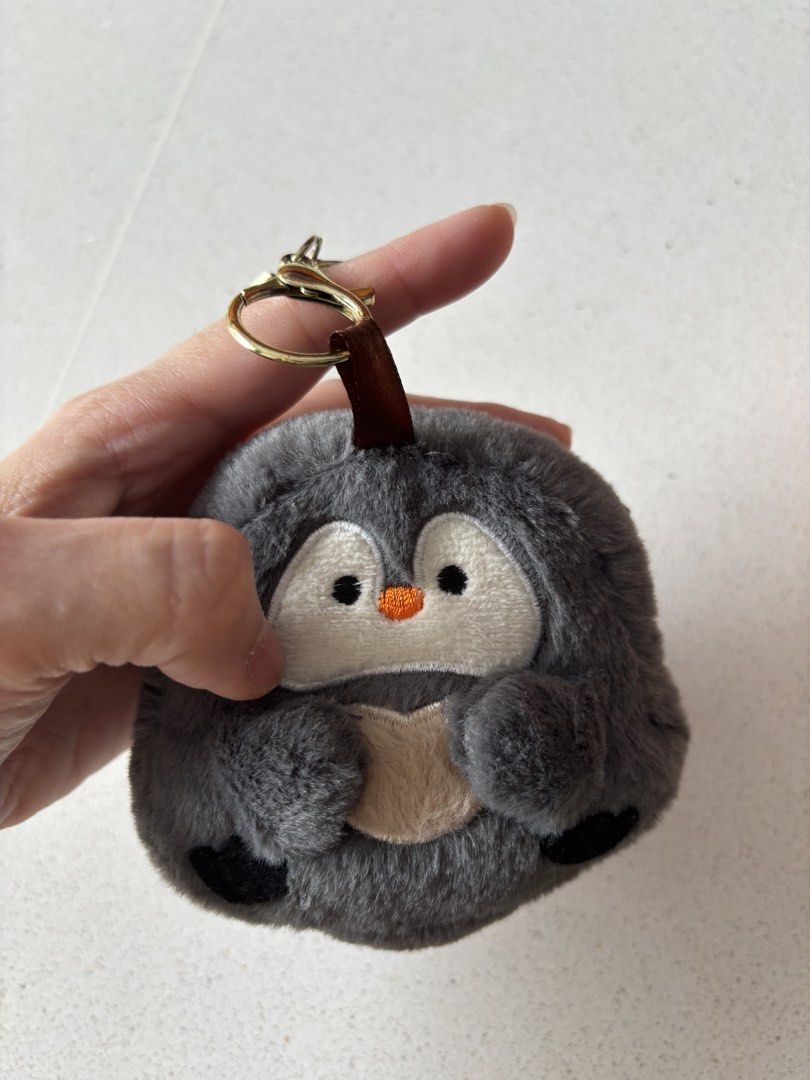 🆕 Cute Penguin Coin Pouch Plush Keychain, Hobbies & Toys, Toys & Games ...