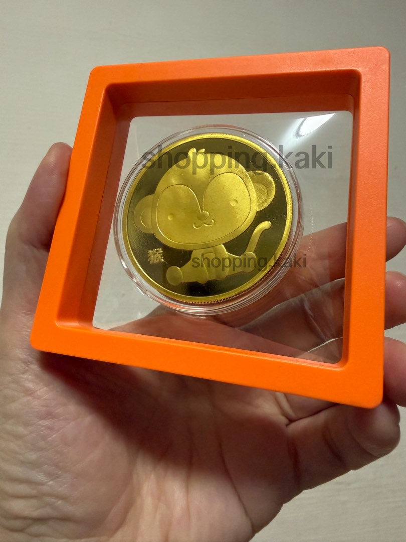 BN Brand New Funclaw Monkey Treasure Lunar Zodiac Gold Coin Medallion ...