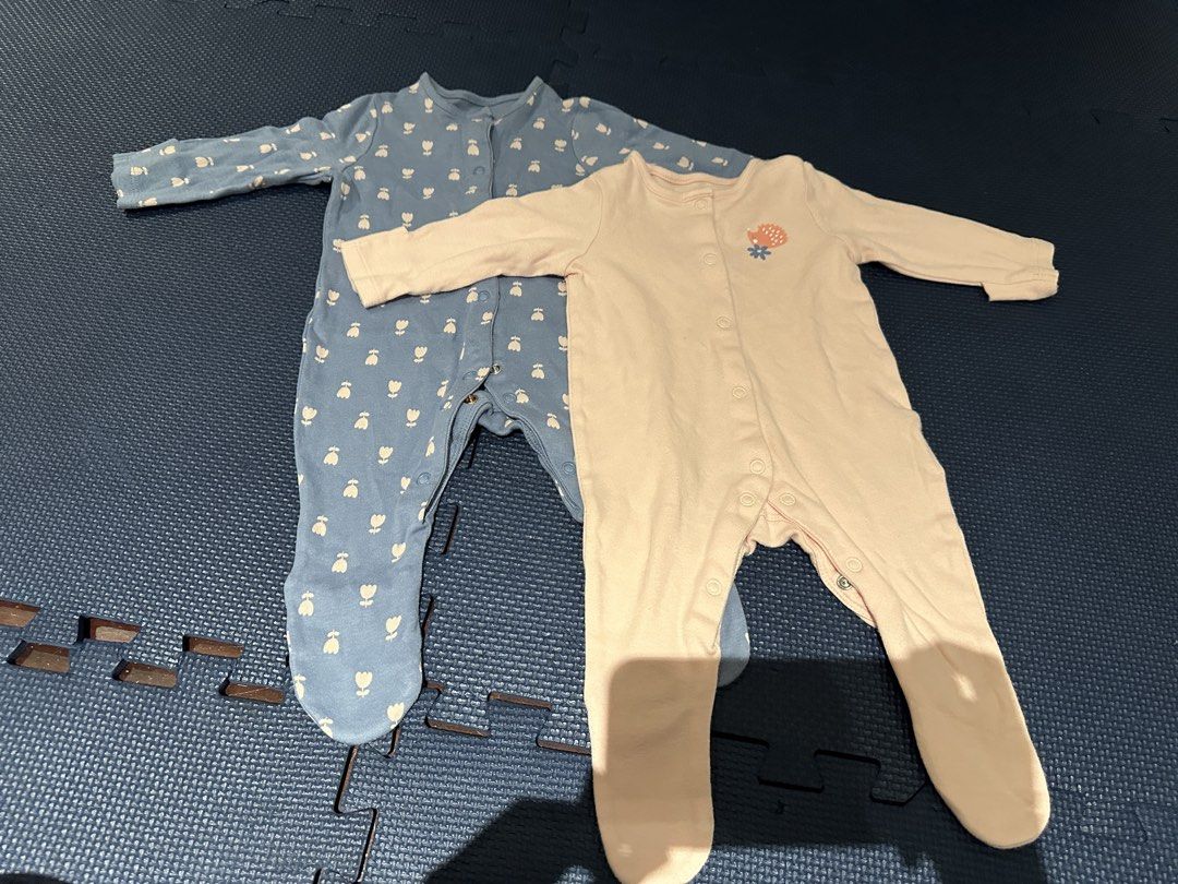 BUNDLE: Baby Footed Pajamas Set, Babies & Kids, Babies & Kids Fashion ...